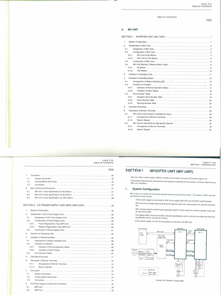 MIV Unit Specifications and Configurations | PDF | Power Supply ...
