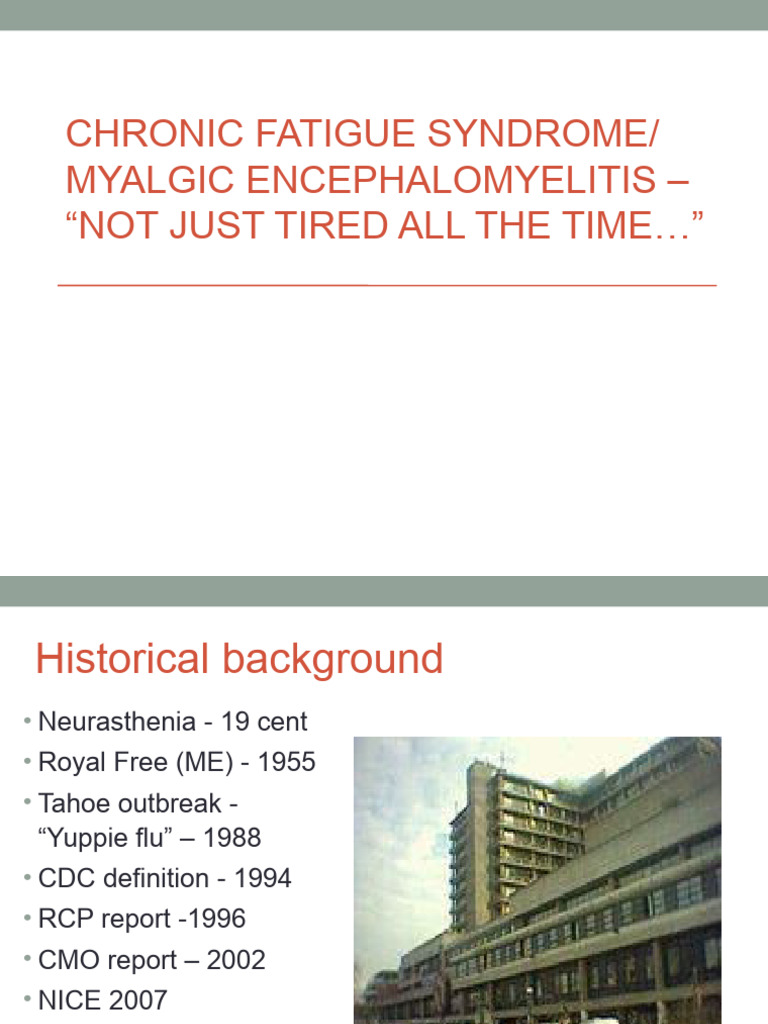 Chronic Fatigue Syndrome Pdf Chronic Fatigue Syndrome Major