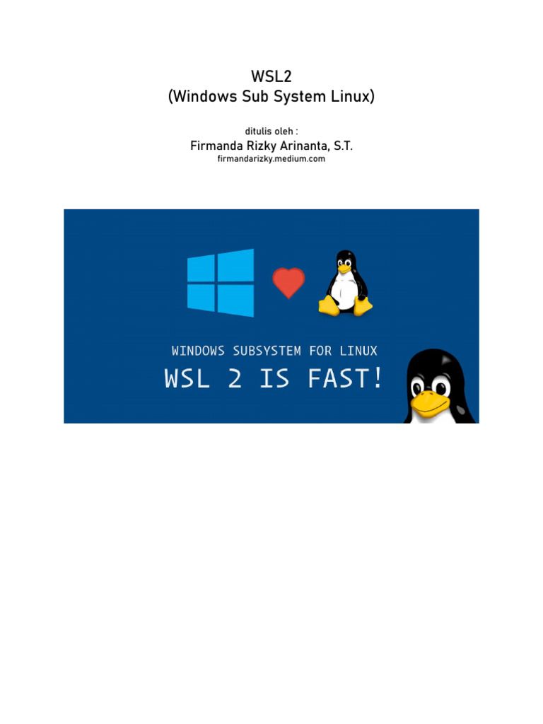 Upload-Scribd-Belajar WSL2 (Windows Sub System Linux) | PDF