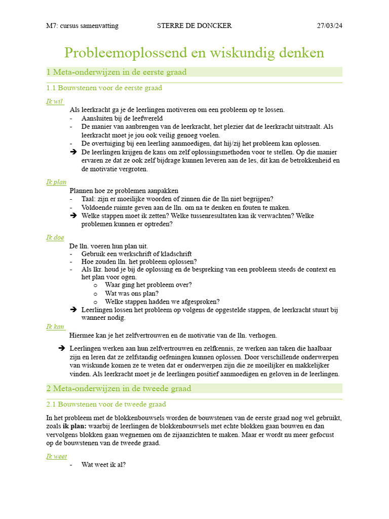 WI - Cursus Samenvatting Met Extra Uitleg | PDF