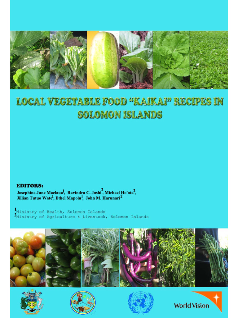 Kaikai Recipes for Solomon Islanders | PDF | Curry | Eggplant