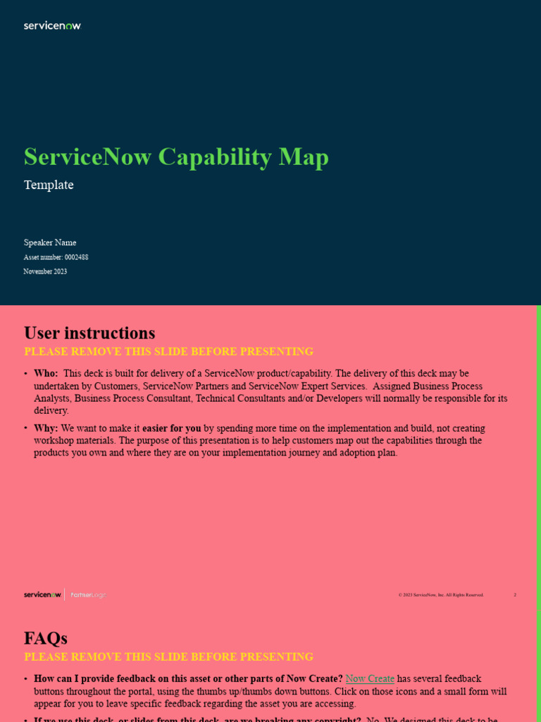 ServiceNow Capability Map | PDF | Application Software | Accounts Payable