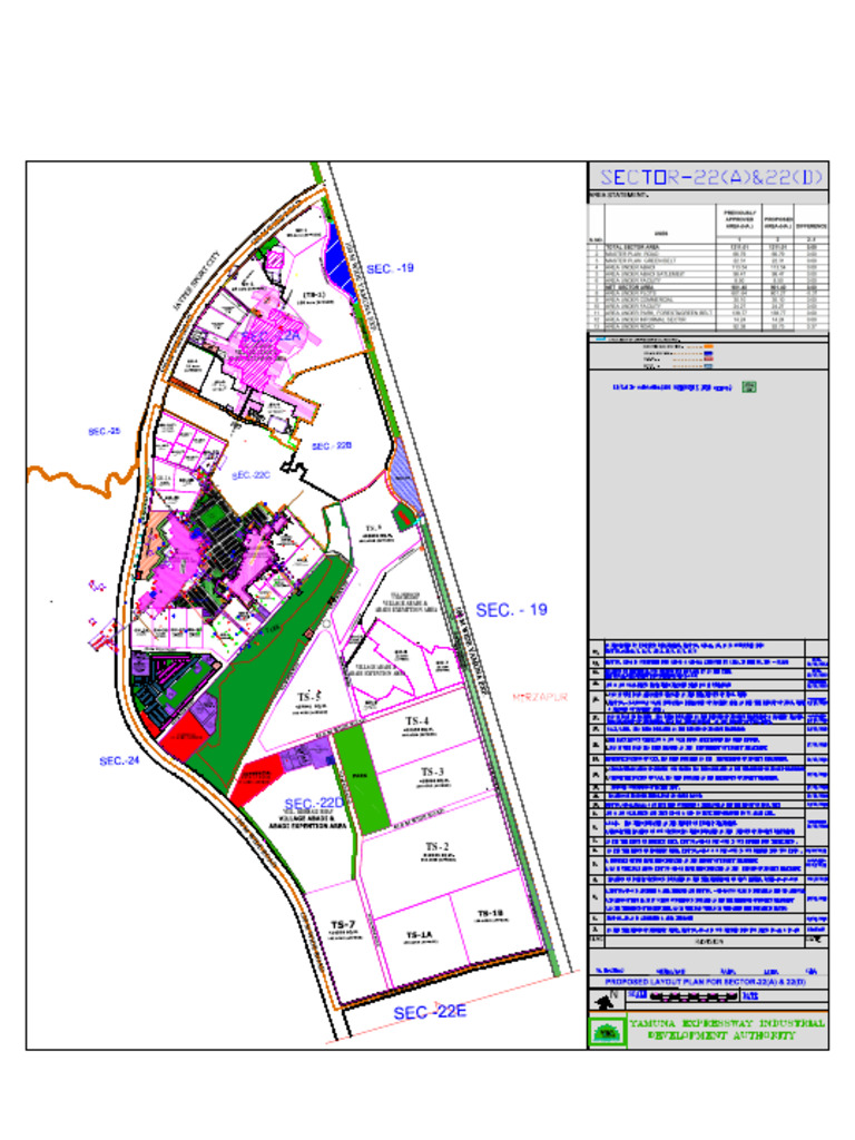 Sector 22D Yamuna Expressway Map | PDF