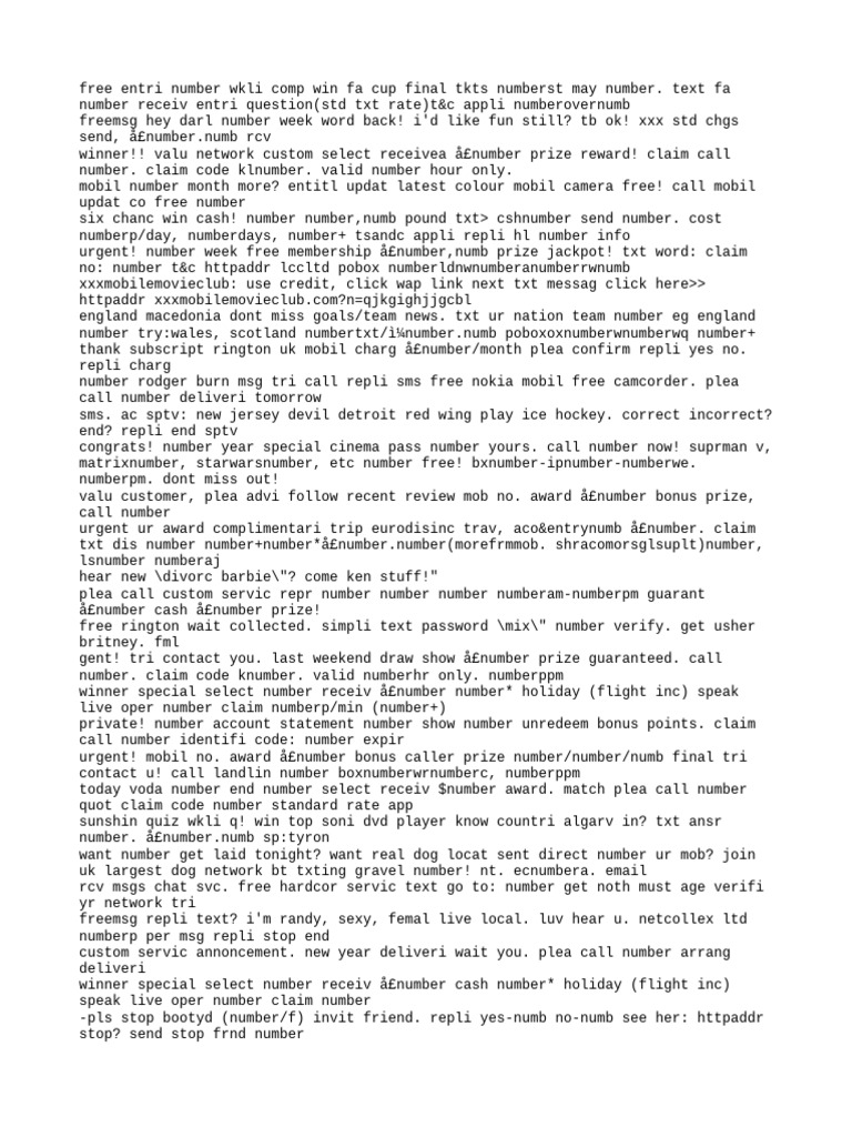 Spam Pdf Telecommunications