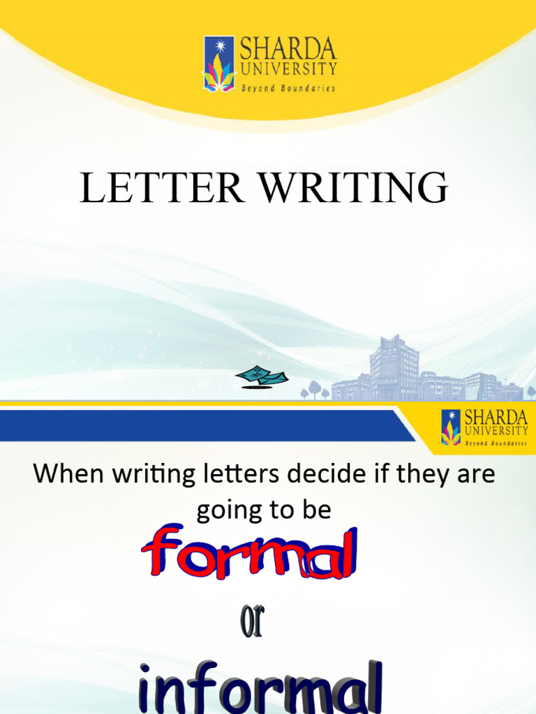 Letter Writing Pdf