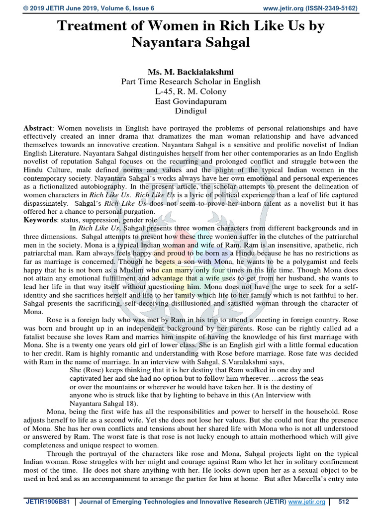 JETIR1906B81 | PDF | Rama