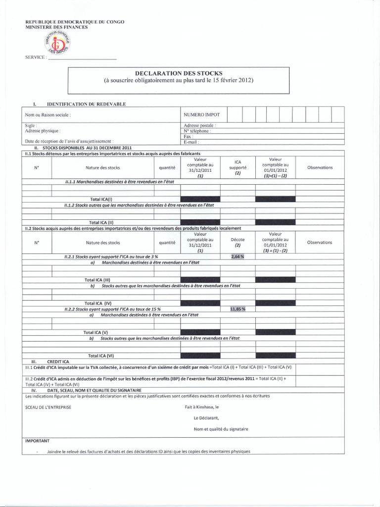 Declaration_des_stocks | PDF