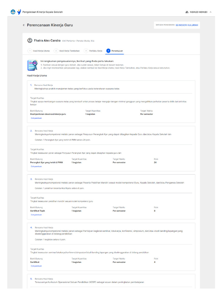 Contoh RHK Guru | PDF