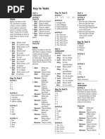 GET TO THE TOP PLUS - 2 - Key To Grammar Tests | PDF