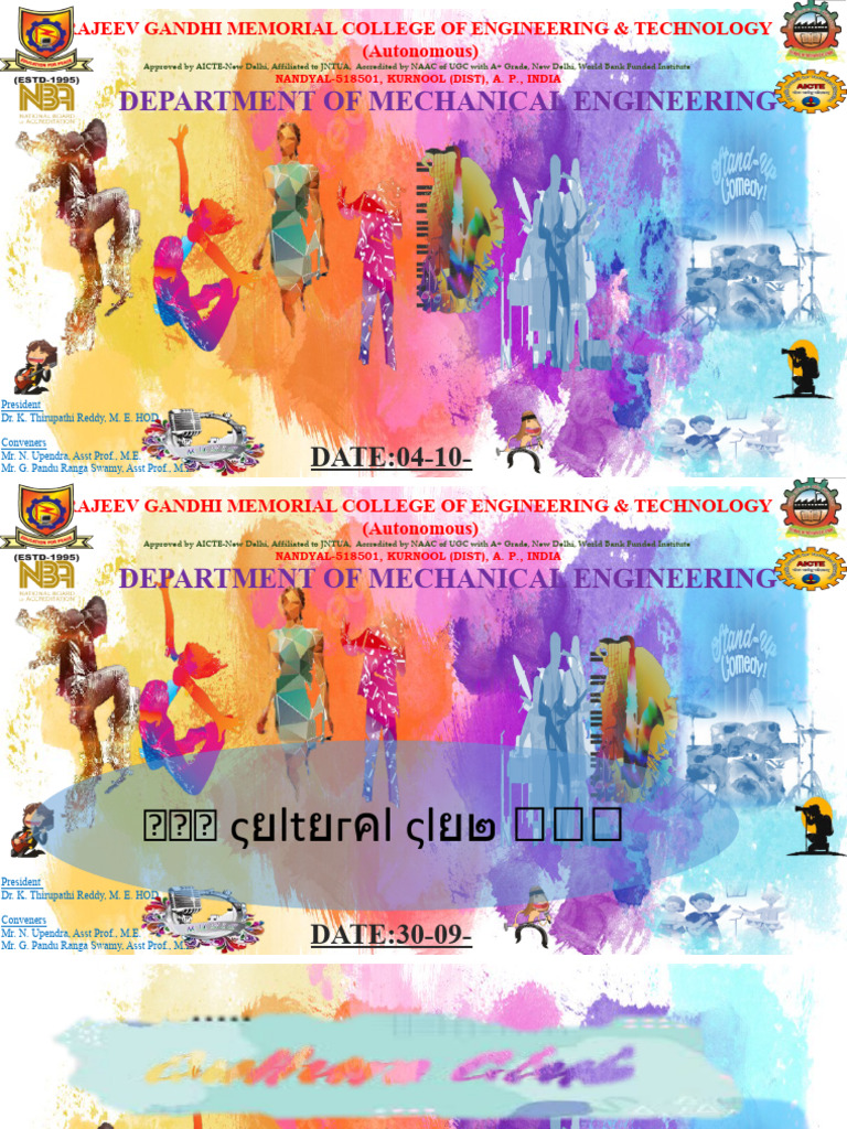 Rajeev Gandhi Memorial College Overview | PDF