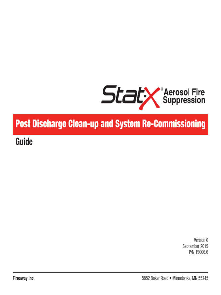 19006.6 Post Discharge Guide | PDF | Firefighting | Particulates