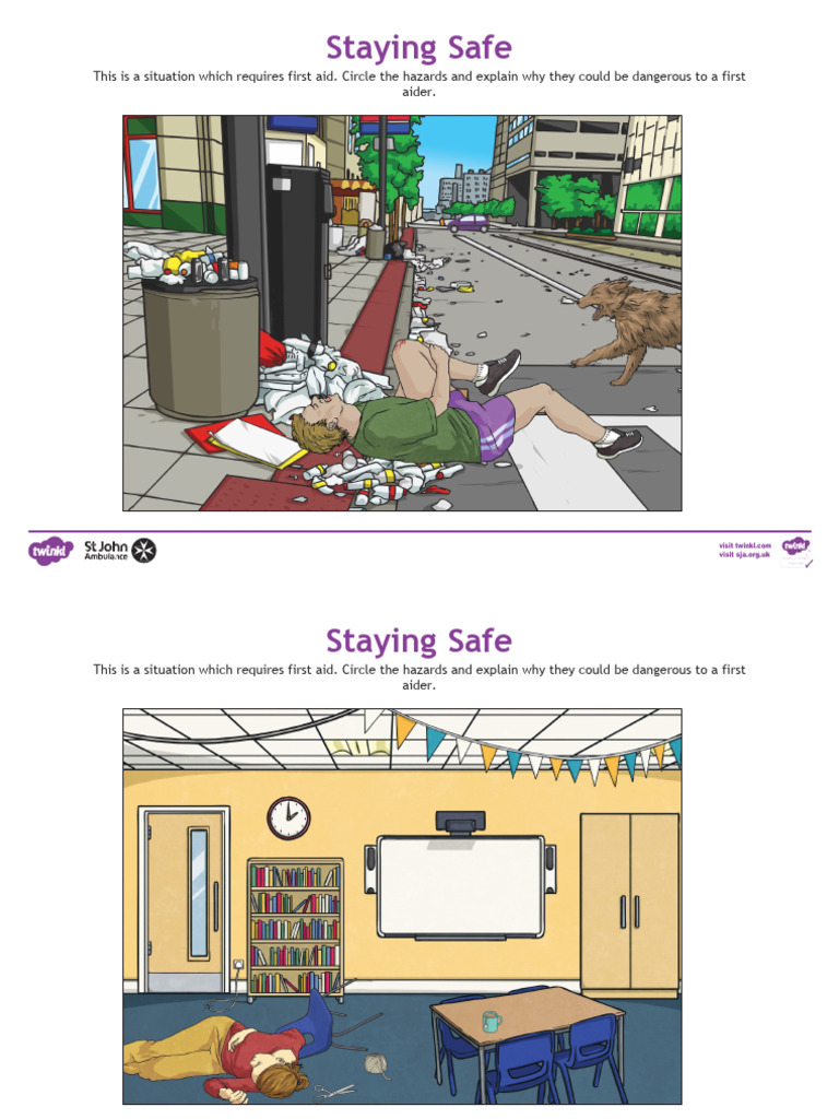 Staying Safe Activity Sheet | PDF