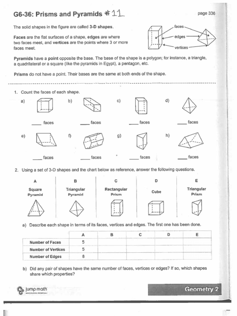 11 GR 6 Prisms and Pyramids | PDF