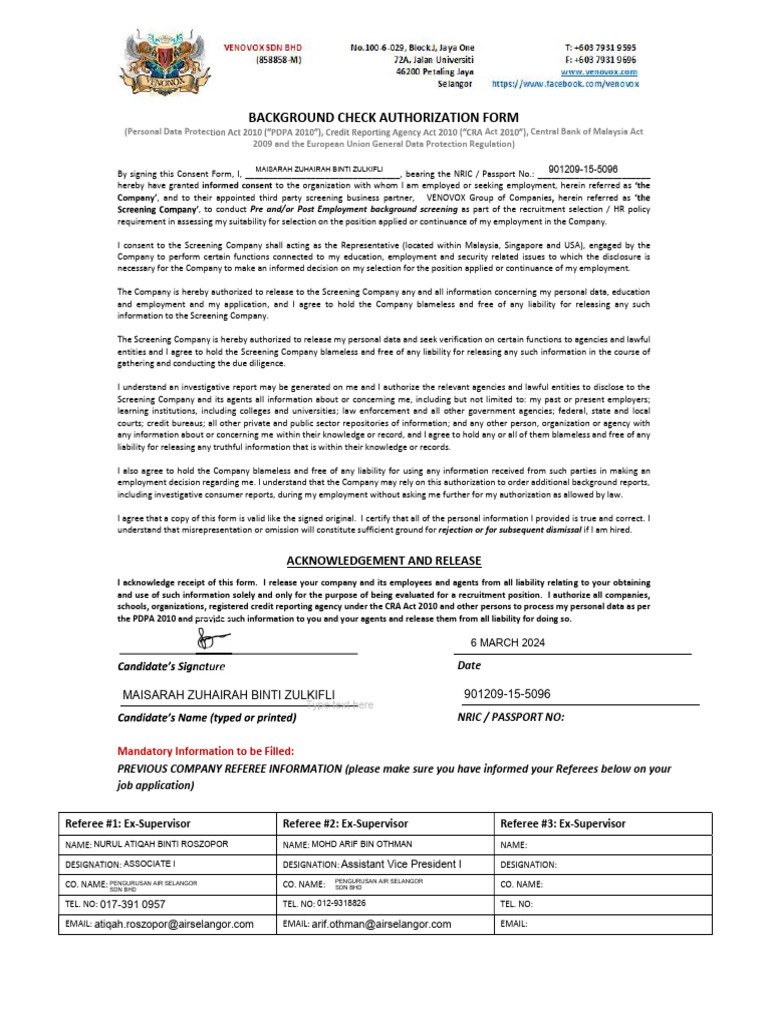 Consent Form | Download Free PDF | Business | Justice