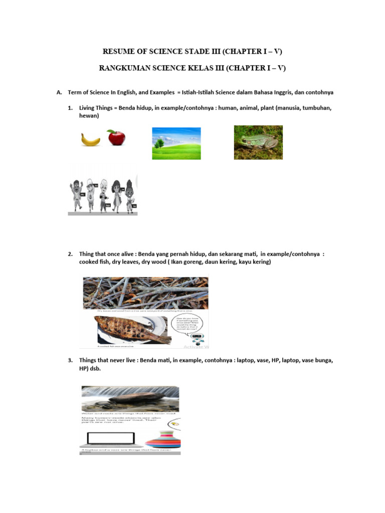 Rangkuman Science Kelas 3 | PDF | Kesehatan Holistik | Sains & Matematika