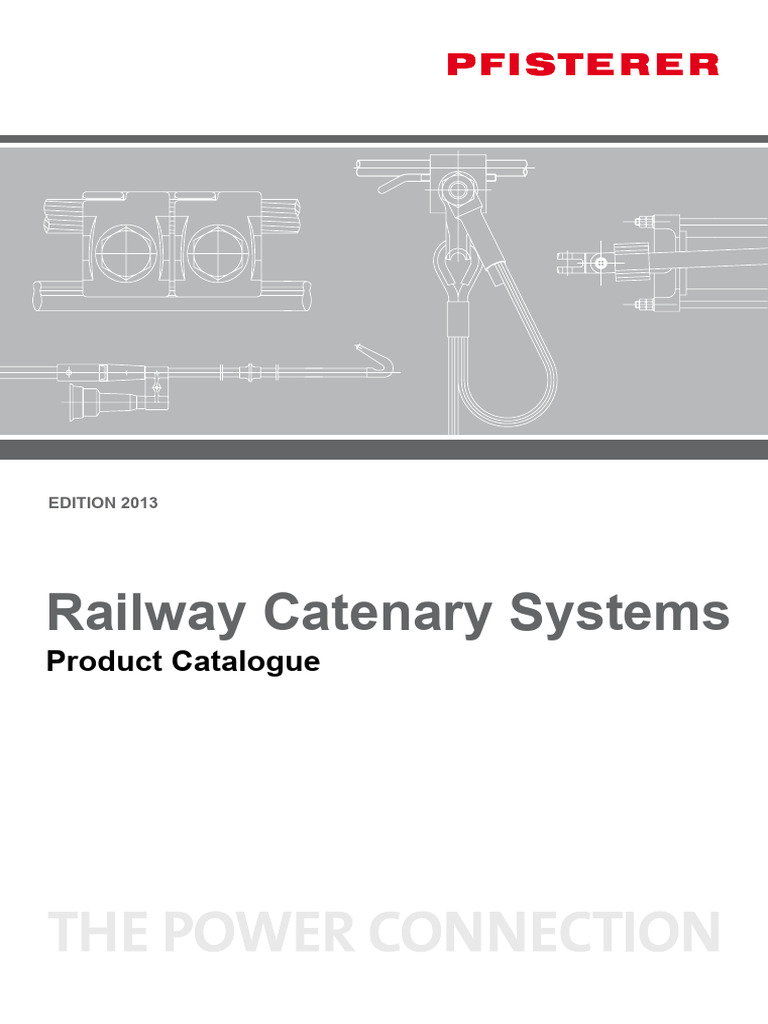 Catalogue Railway Catenary System | PDF | Electrical Connector | Insulator (Electricity)