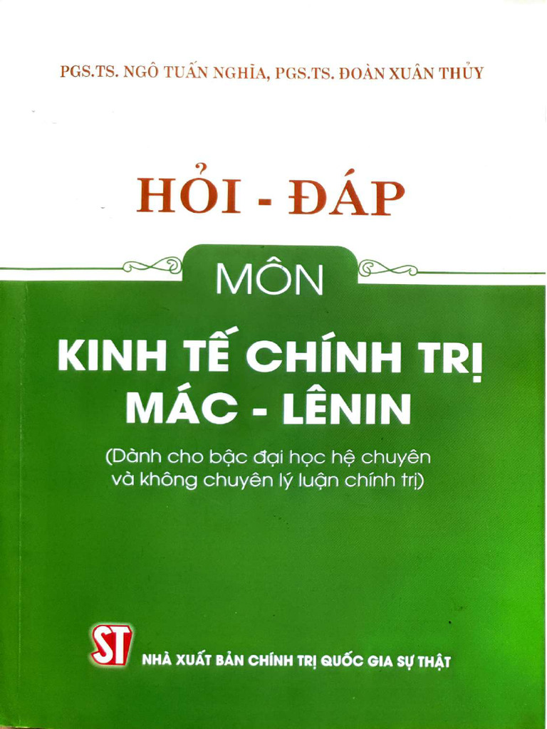 SA 59 KTCT Hoi Dap Kinh Te Chinh Tri Mac Lenin - Compressed | PDF