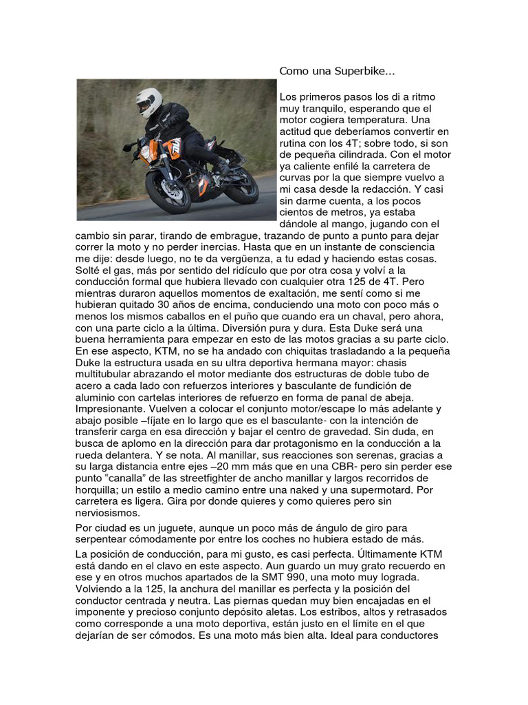 KTM 2 | Descargar gratis PDF | Motocicleta | Coche