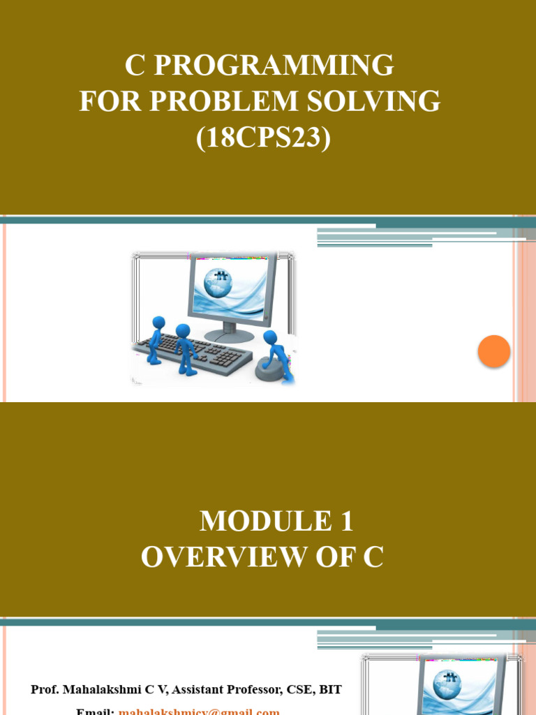 Cprogram Module 2 | PDF | Boolean Data Type | Data Type