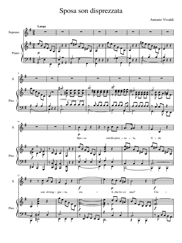 Sposa Son Disprezzata | PDF