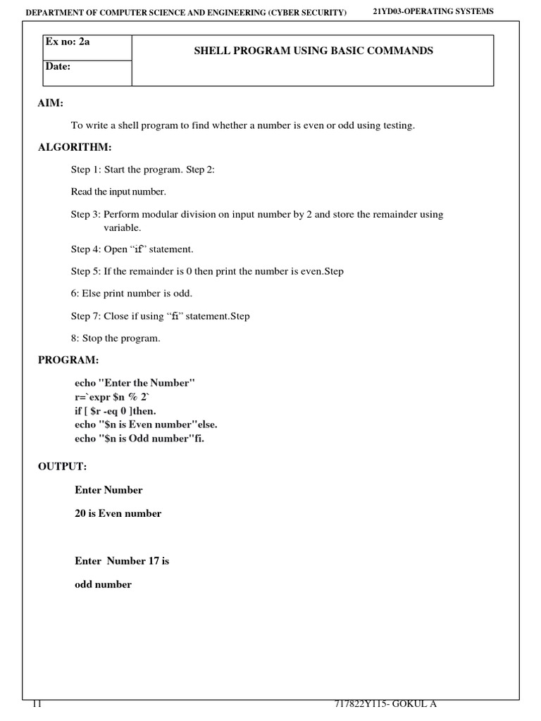 Os Record Exp2-6 Senior | PDF | Computer Program | Programming