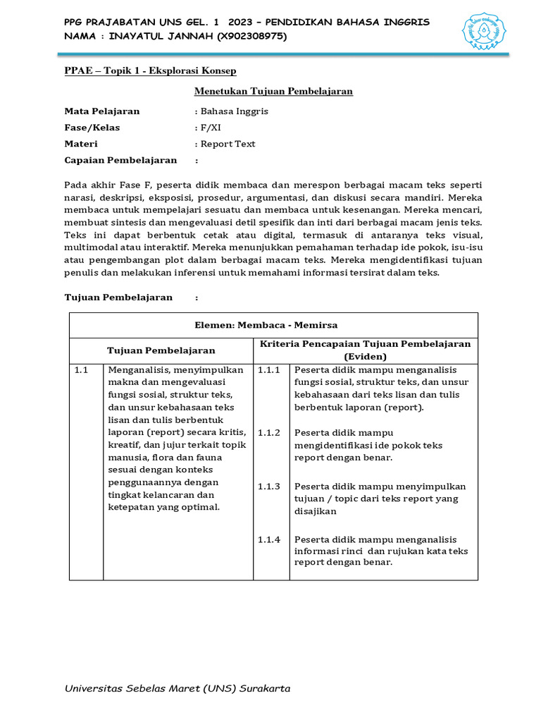 PPAE - Topik 1 - Eksplorasi Konsep - 1 | PDF