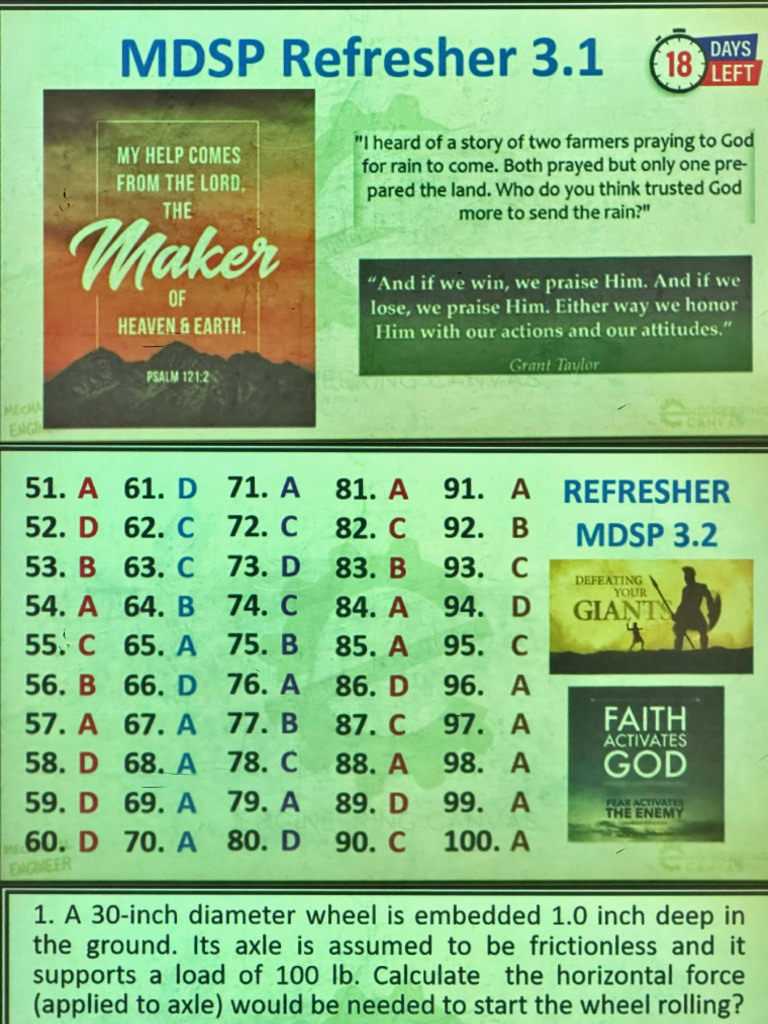 Refresher Mdsp3 | PDF