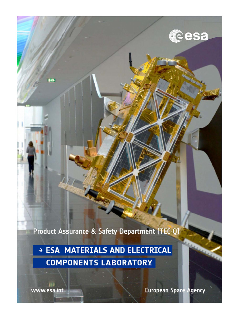 ESA Materials & Electrical Lab Overview | PDF | Electron Paramagnetic ...