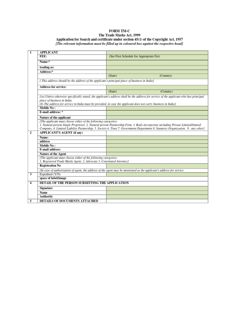 Form Tm C Pdf Business Finance Money Management