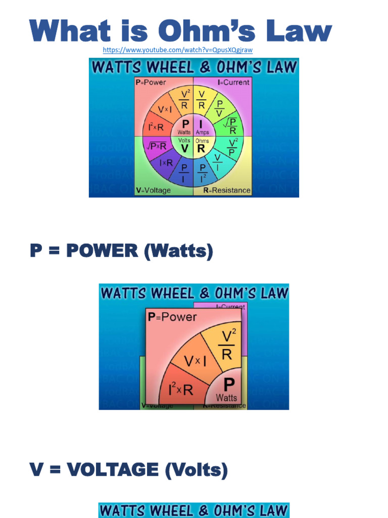 Solar System Step by Step Calculation and What Is Ohm's Law | PDF ...