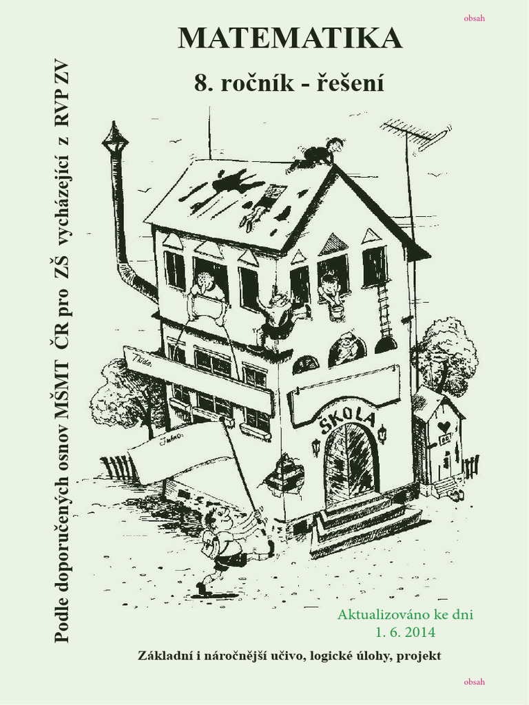 Matematika: 8. Ročník - Řešení | PDF