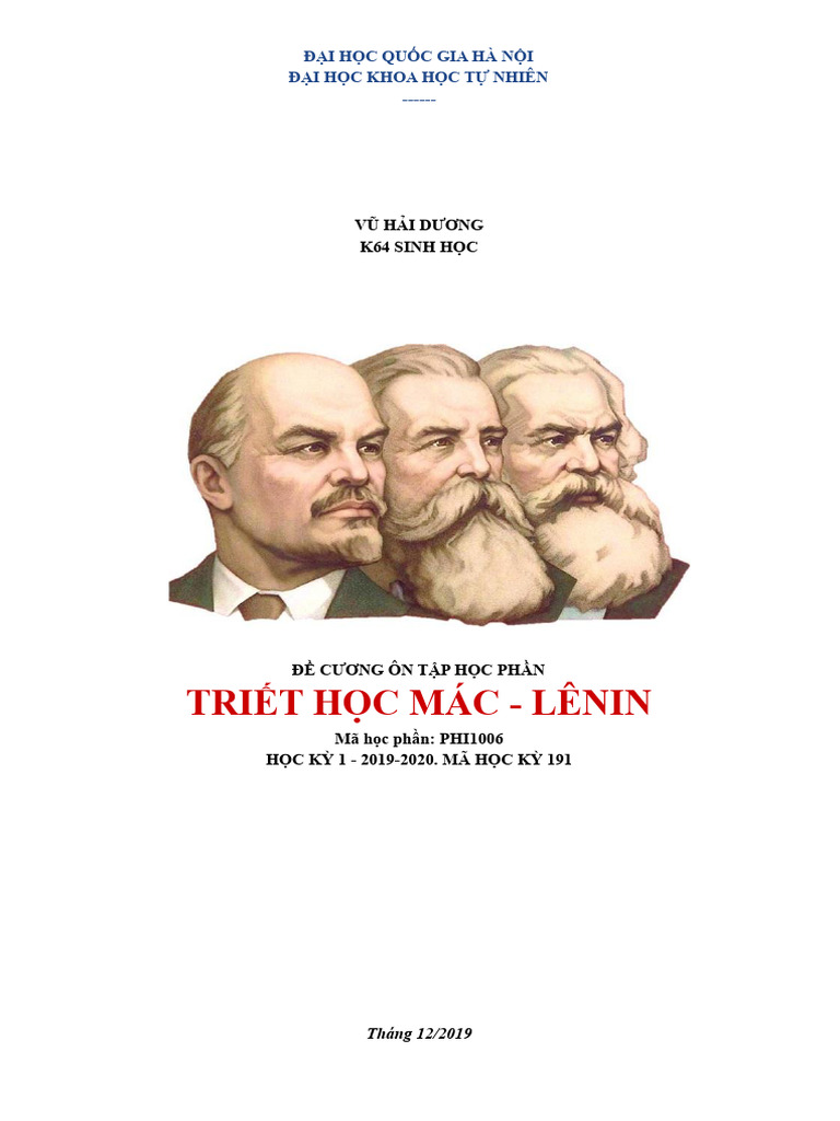 Đc Triết Học Mác Lênin | PDF
