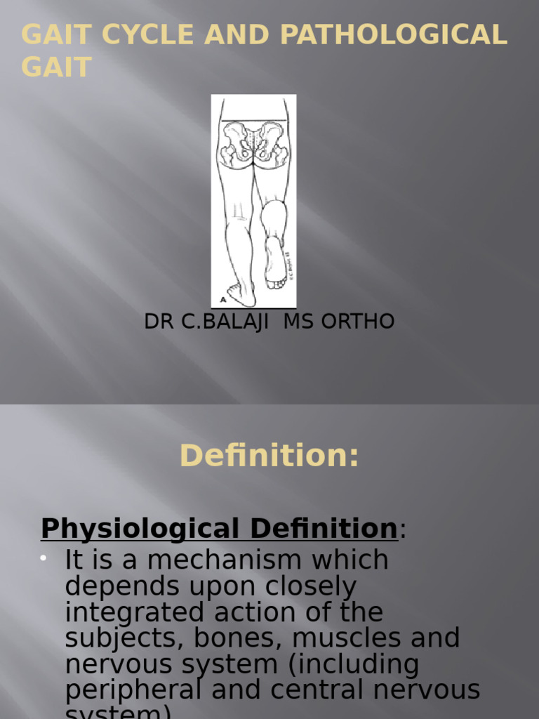 Gait | PDF | Anatomical Terms Of Motion | Foot