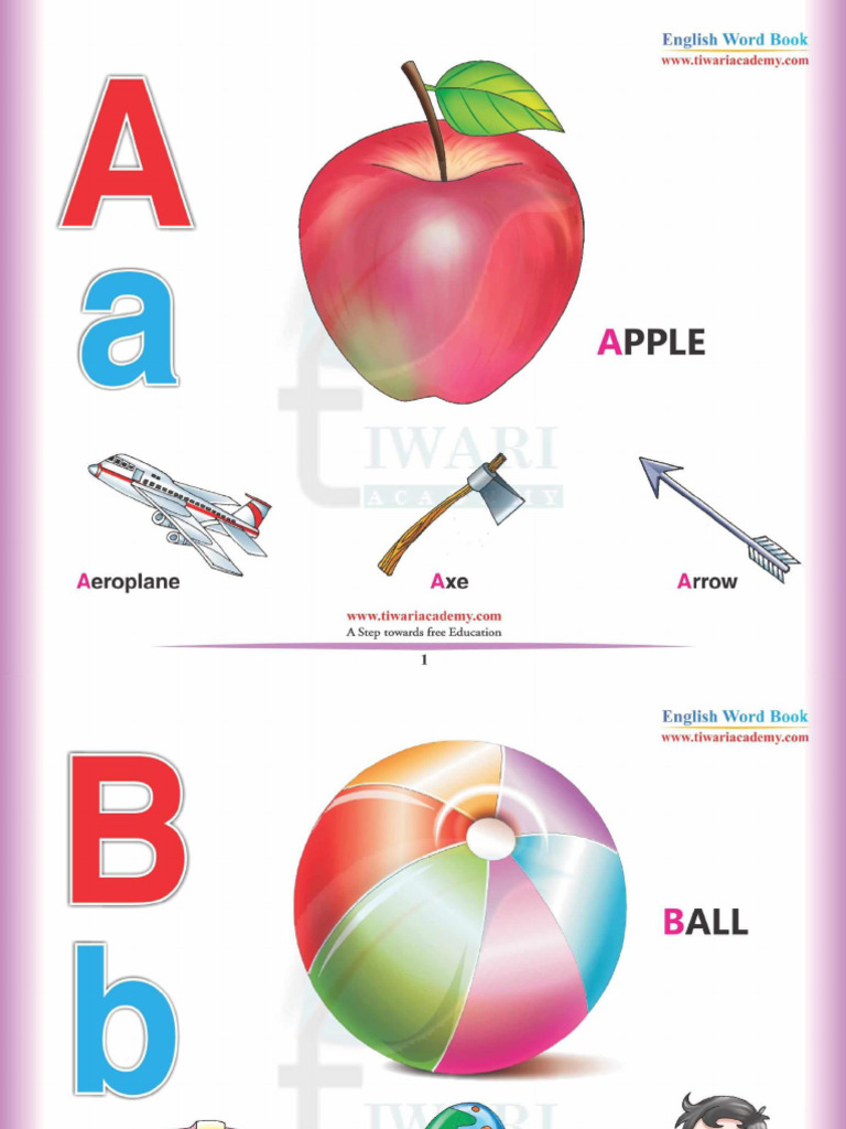 KG-English-Work-Book-1 | PDF