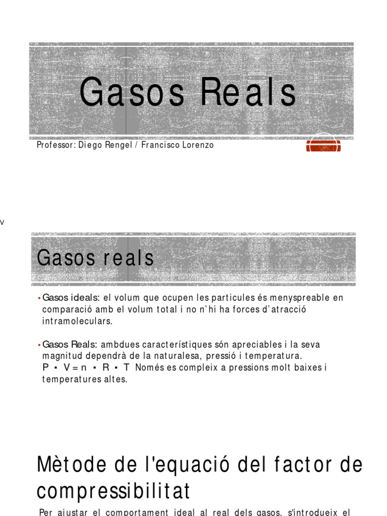 Gasos Reals | PDF