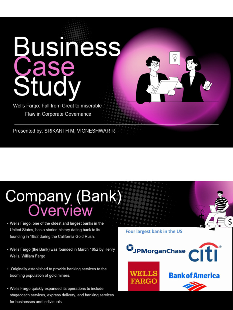 Wells forgo CASE STUDY.pdf | PDF | Wells Fargo | Banks