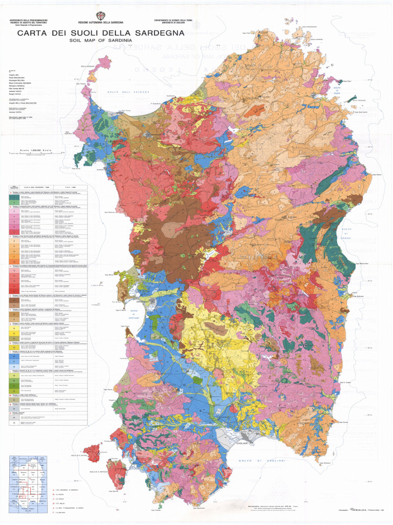 Carta Dei Suoli Della Sardegna 250000 | PDF
