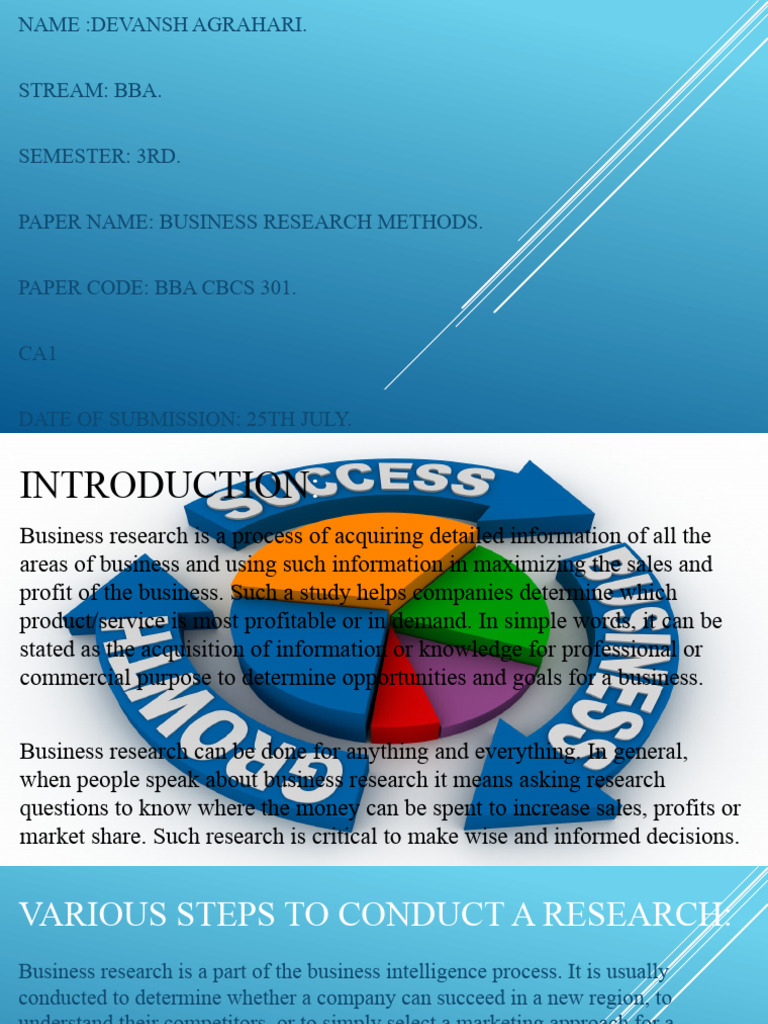 Business Research Methods Devansh | PDF | Survey Methodology | Qualitative Research