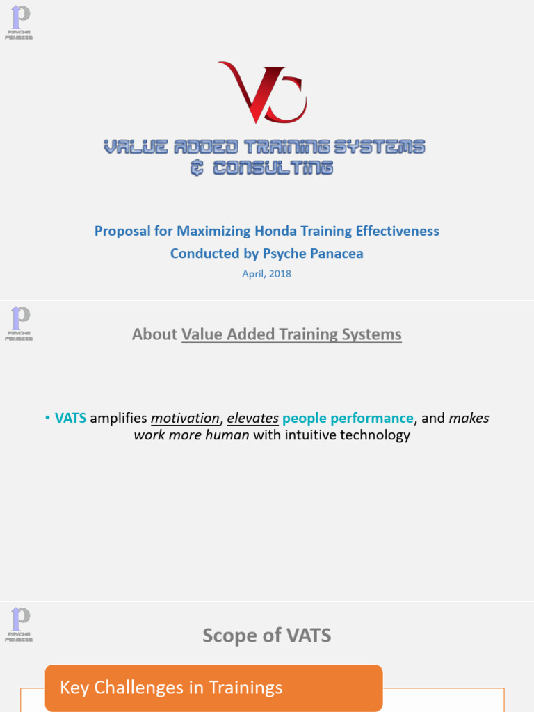 Value Added Training System | PDF | Learning | Cognitive Science