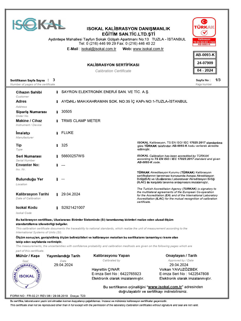 İSO1 | PDF | Calibration | Metrology