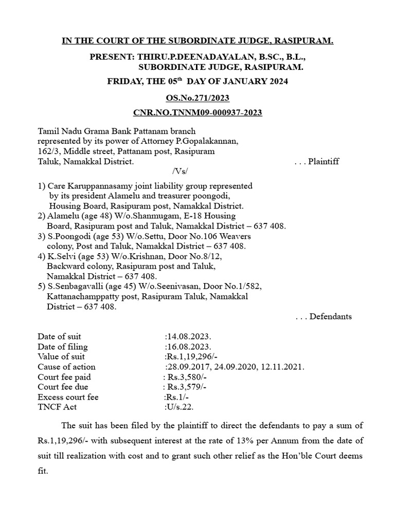 FG 2 Qagjai 4 JB 5 Omcf 5 N 201 BCCN | PDF | Lawsuit | Justice