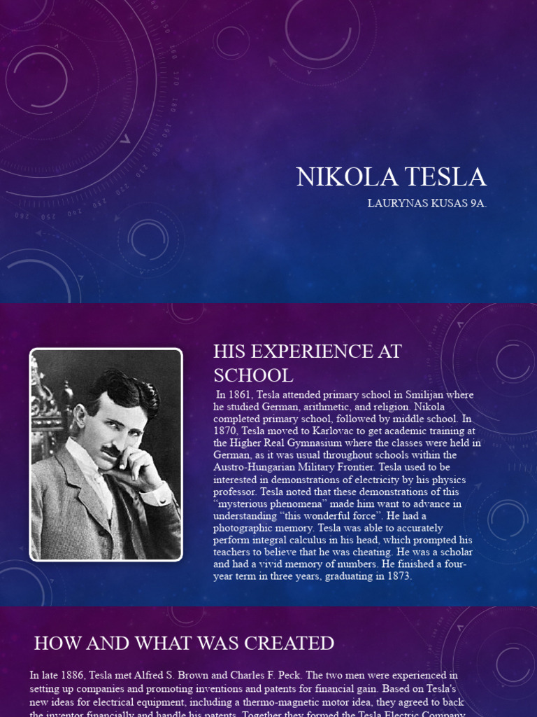Nikola Tesla | Download Free PDF | Nikola Tesla | Electric Motor