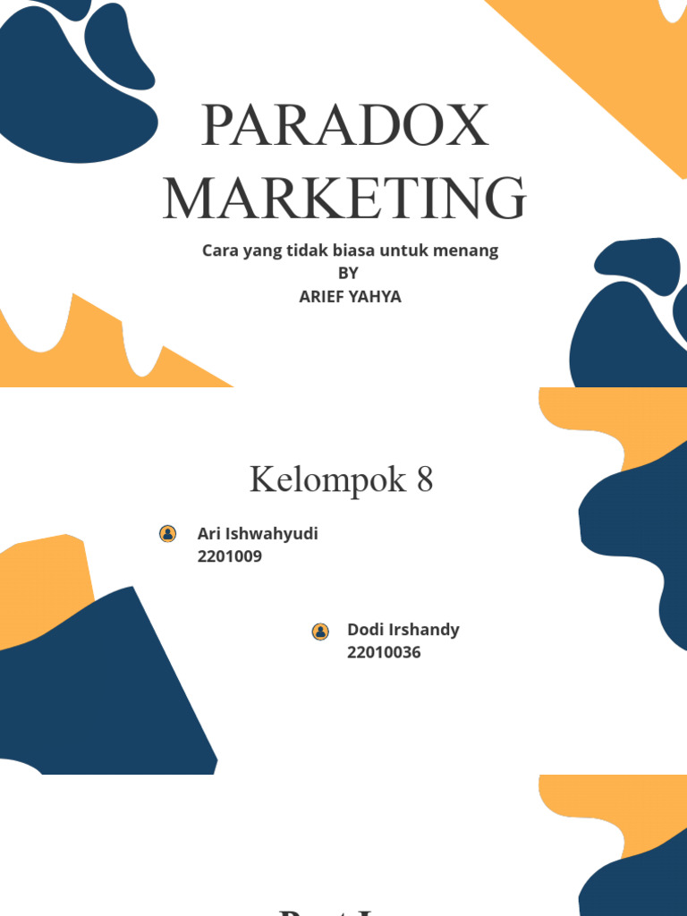 Paradox Marketing | PDF | Bisnis | Ilmu Sosial