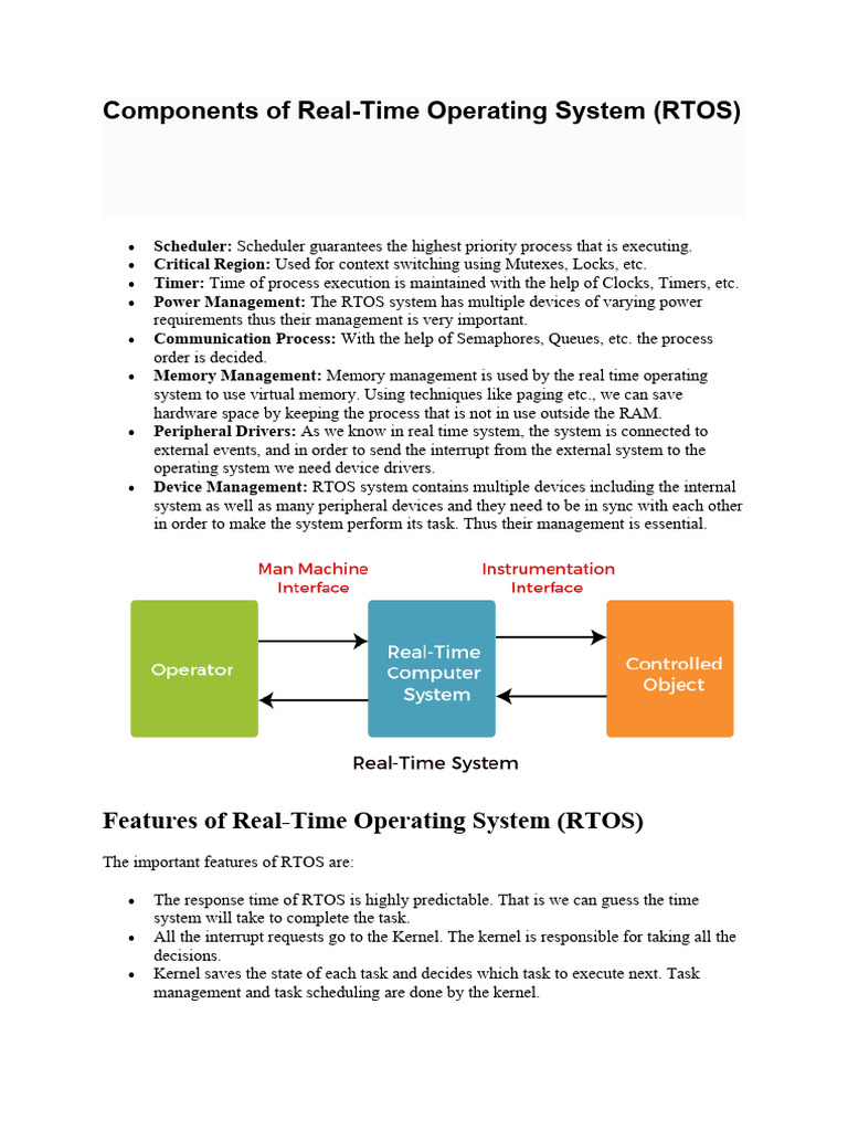 Components of Real | Download Free PDF | Operating System | Scheduling (Computing)