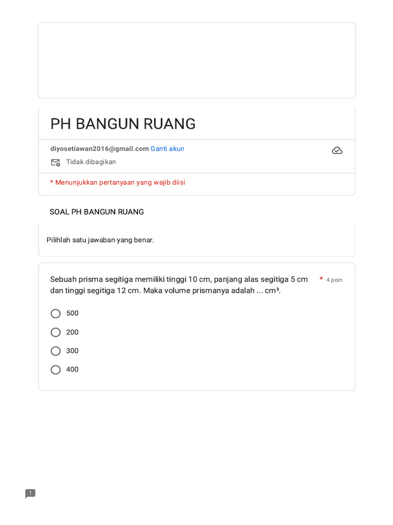 PH Bangun Ruang | PDF