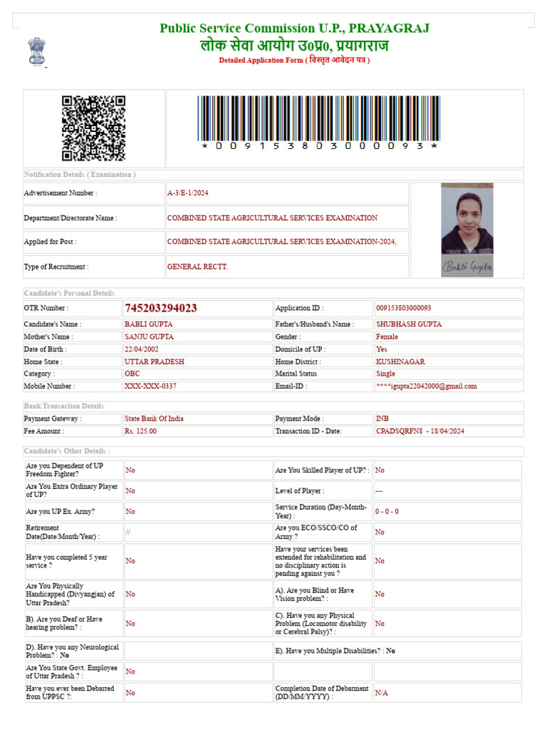 Babli | PDF | Academic Degree | Postgraduate Education