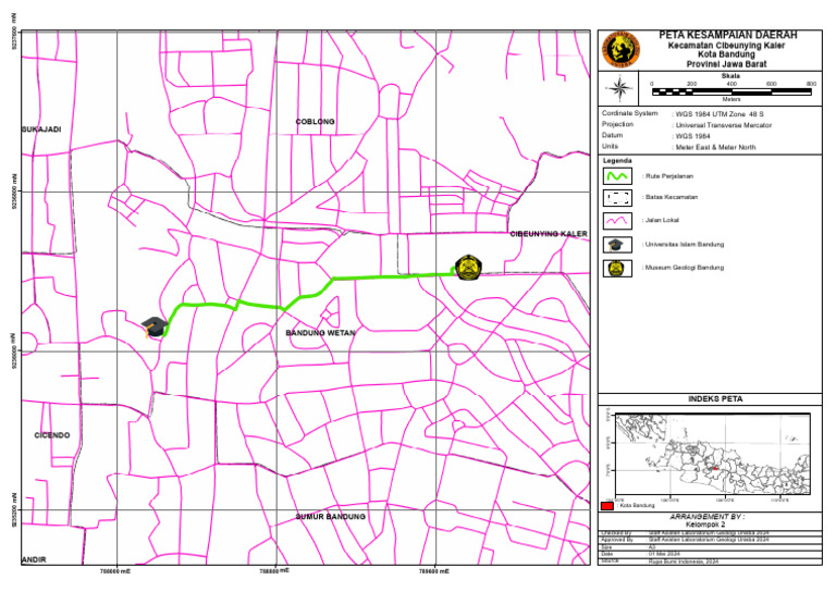 Peta Kesampaian Daerah - Kelompok 2 - Rev | PDF | Geodesy | Geography