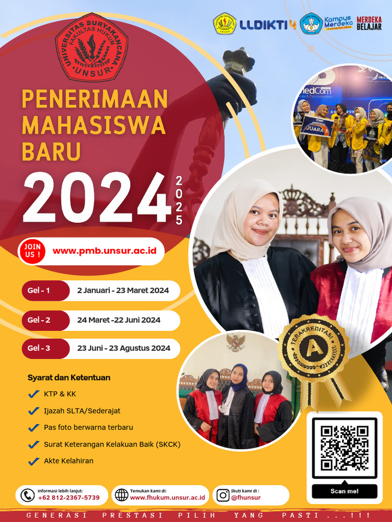Poster Pmb Fh - Unsur 2024-2025 | PDF