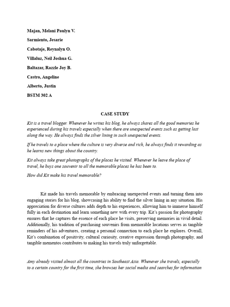 Group1 Case Study | PDF | Social Media | Popular Culture & Media Studies