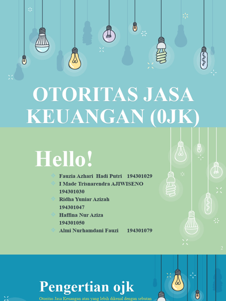 Ojk Kel 12 HK Perbankan | PDF